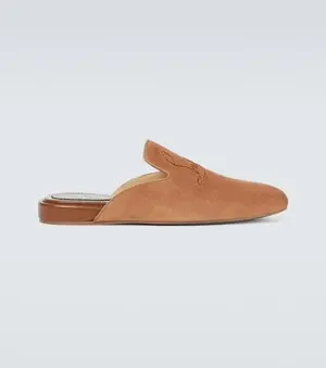 CHRISTIAN LOUBOUTIN Coolito Flat Mules - Brown