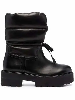 STUART WEITZMAN Quilted Panelled Boots - Black