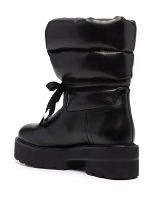 STUART WEITZMAN Quilted Panelled Boots - Black