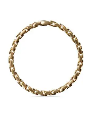 David Yurman 18kt Yellow Fluted Chain Bracelet - Gold