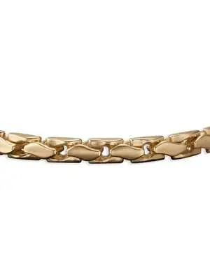 David Yurman 18kt Yellow Fluted Chain Bracelet - Gold