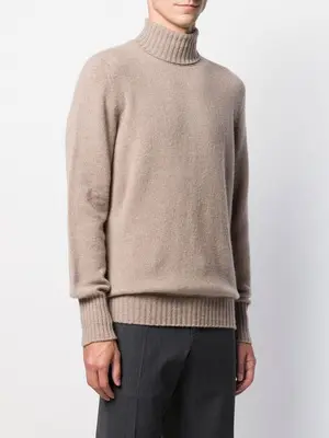 DRUMOHR Turtleneck Jumper - Brown