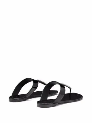 GIUSEPPE ZANOTTI Cleta Flat Sandals - Black