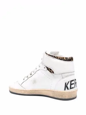 GOLDEN GOOSE High-top Leather Sneakers - White