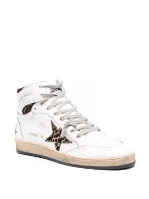 GOLDEN GOOSE High-top Leather Sneakers - White