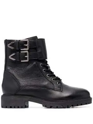 Geox Lace-up Leather Boots