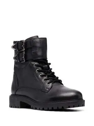 Geox Lace-up Leather Boots