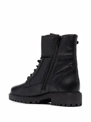 Geox Lace-up Leather Boots