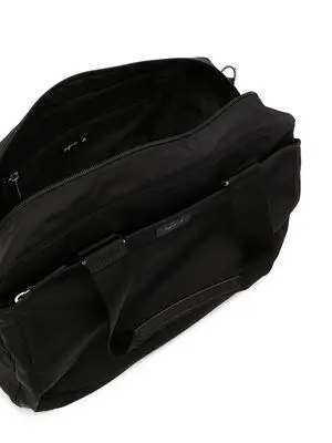 AGNES B. Logo Tag Holdall - Black