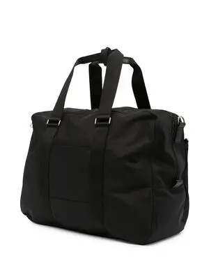 AGNES B. Logo-patch Duffle Bag - Black