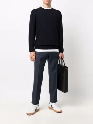 ALLUDE Fine-knit Cashmere Jumper - Blue
