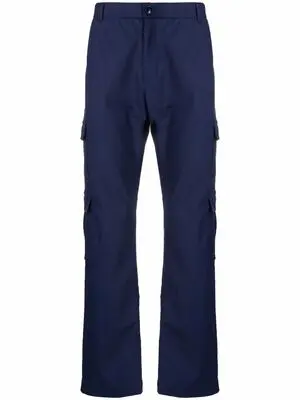 Martine Rose Straight-leg Cargo Trousers - Blue