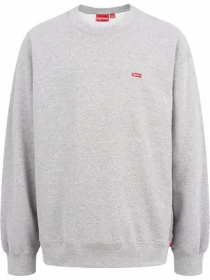 Supreme Box Logo Crewneck Sweatshirt - Grey | Editorialist