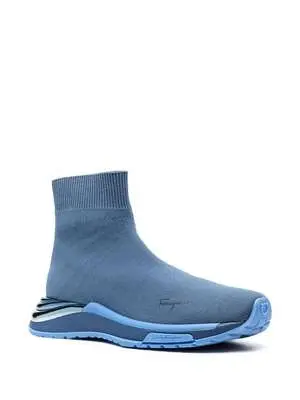 FERRAGAMO Ninette Pull-on Sneakers - Blue
