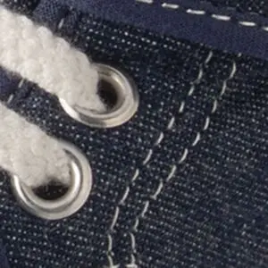 MIKI HOUSE Canvas Logo Strap Sneakers