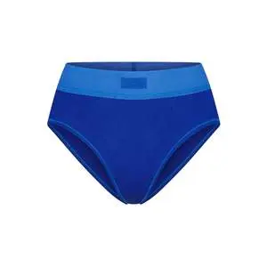 SKIMS Brief | Grey | Xl | Cotton Rib Cobalt