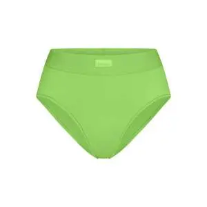 SKIMS Brief | Grey | Xl | Cotton Rib Neon Green