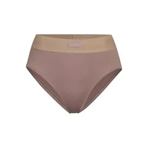 SKIMS Brief | Grey | Xl | Cotton Rib Purple