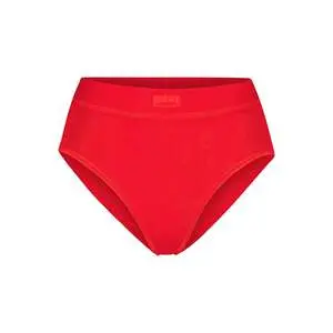 SKIMS Brief | Grey | Xl | Cotton Rib Ruby