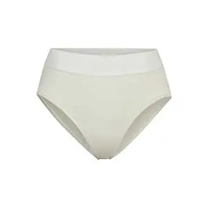SKIMS Brief | Grey | Xl | Cotton Rib White