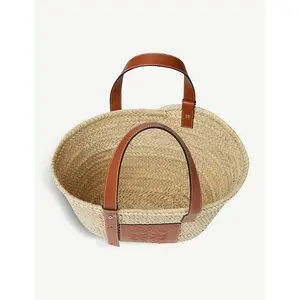 Loewe Open Raffia Basket Bag