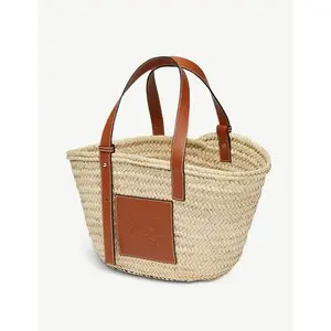 Loewe Open Raffia Basket Bag