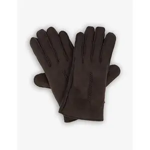 DENTS Touchscreen Suede Gloves Brown