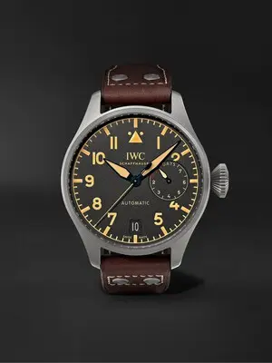 IWC SCHAFFHAUSEN Big Pilot's Heritage Automatic 46.2mm Watch - Black