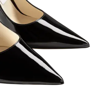 JIMMY CHOO Love 100 Patent Leather Pumps - Black