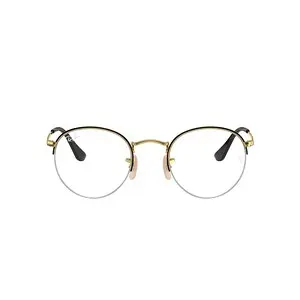 Ray-ban Round Eyeglasses Frame - Gold