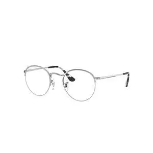 Ray-ban Round Eyeglasses Frame - Silver