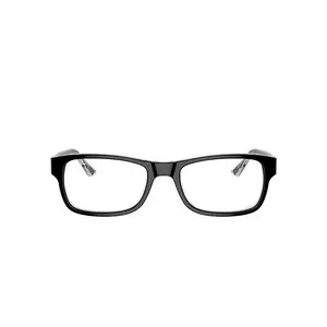 Ray-ban Rectangle Eyeglasses - Black On Transparent