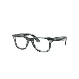 Ray-ban Ray-Ban Wayfarer Ease Optics Eyeglasses Frame Striped Blue Havana