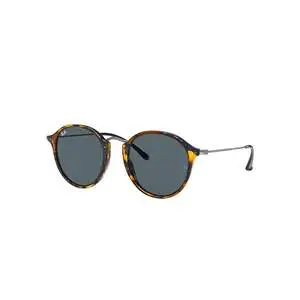 Ray-ban RAY-BAN Round Fleck Sunglasses Gunmetal