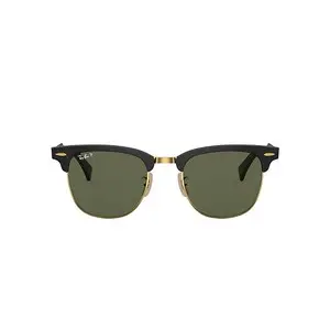 Ray-ban Clubmaster Aluminum Sunglasses - Black On Gold
