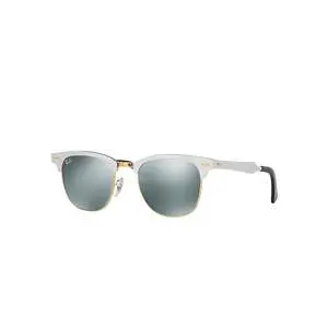 Ray-ban Ray-Ban Clubmaster Aluminum Sunglasses Silver