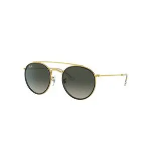 Ray-ban Round Double Bridge Sunglasses - Gold