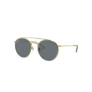 Ray-ban Round Double Bridge Sunglasses Shiny Gold