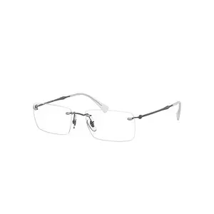 Ray-ban Rimless Rectangle Eyeglasses - Gunmetal