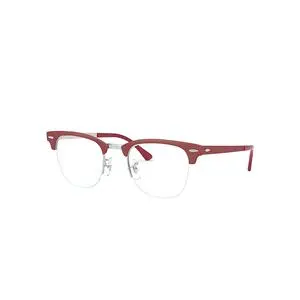Ray-ban Ray-Ban Clubmaster Metal Optics Eyeglasses Frame Bordeaux