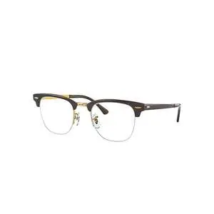 Ray-ban Ray-Ban Clubmaster Metal Optics Eyeglasses Frame Brown