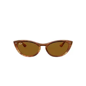 Ray-ban Nina Cat Eye Sunglasses - Striped Havana