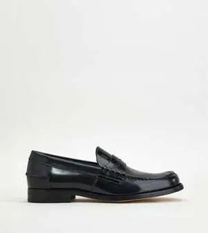 TOD'S Leather Loafers - Black