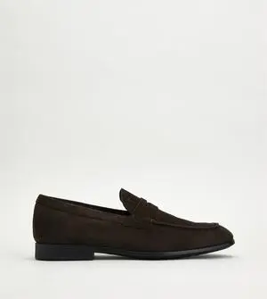 TOD'S Suede Loafers - Brown