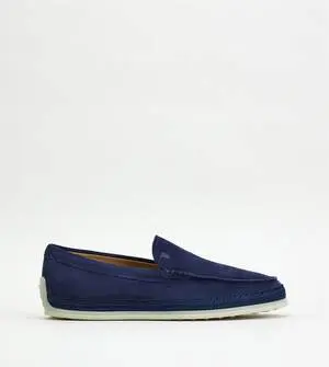 TOD'S Suede Slip-ons - Blue