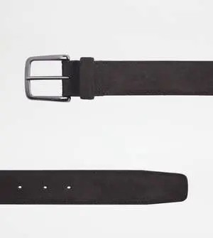 TOD'S Suede Belt - Brown