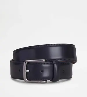 TOD'S Leather Belt - Black