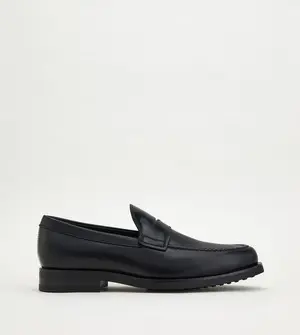 TOD'S Leather Loafers - Black