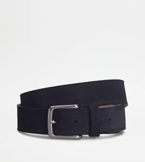 TOD'S Belt In Suede - Black
