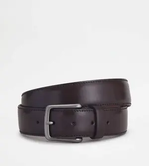 TOD'S Belt In Leather - Brown